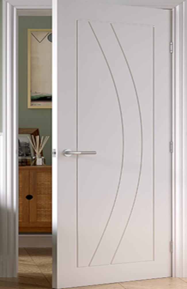 Girona White Primed fd30 internal Fire Door – Doors & Doors
