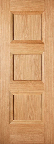 Amsterdam prefinished 3 Panel Oak internal door. – Doors & Doors