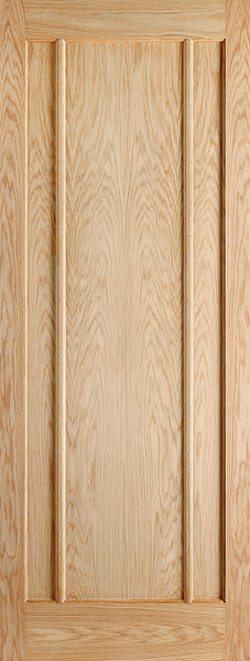 Lincoln 3 Panel, prefinished, internal oak door – Doors & Doors